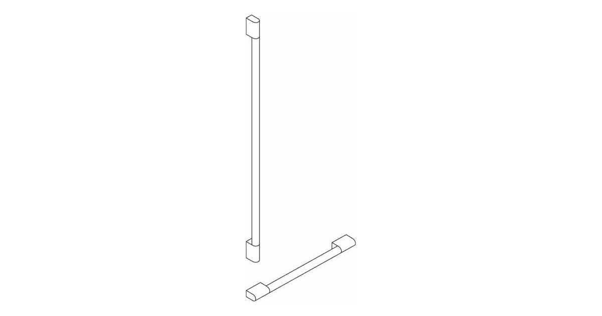 Fulgor Milano F4HKPRO30BM Handle Kit for Professional 400 Series 30 ...
