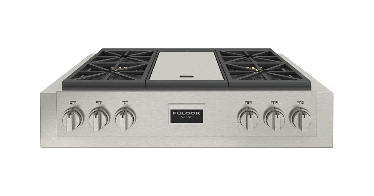 Fulgor Milano F6GRT364GS1 600 Series 36 Inch Wide 4 Burner Liquid ...