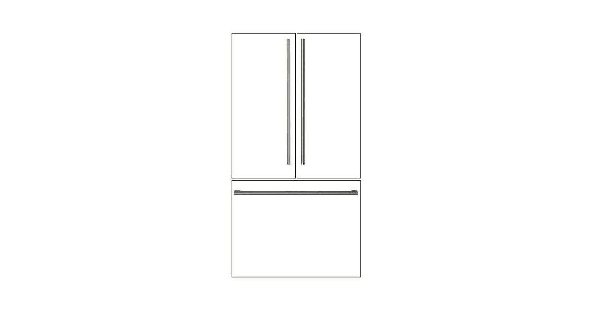 Fulgor Milano F7HK36FFBS Handle Kit for Distinto 700 Series 36" French ...