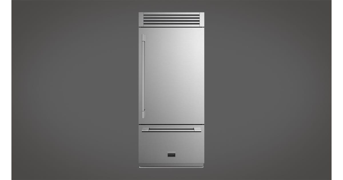 Fulgor Milano F7PBM36S1-R 36 Inch Wide 18.5 Cu. Ft. Free Standing Right ...
