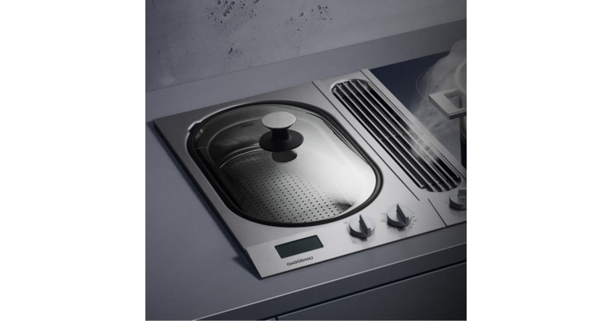 Gaggenau VK230714 200 Series 11 Inch Wide Food Steamer Cooktop Module ...