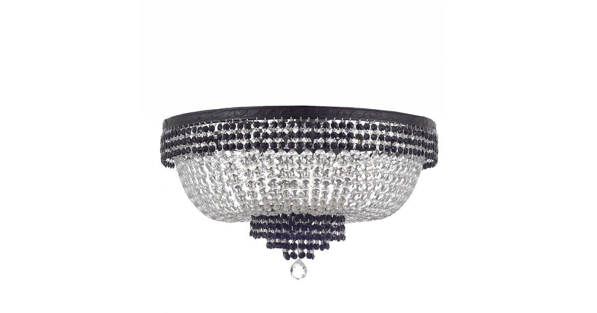 Gallery T22-2488 French Empire 9 Light 24" Wide Flush Mount Bowl ...