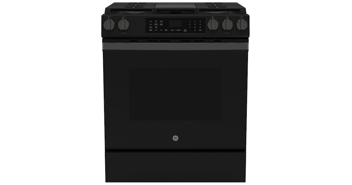 GE GGS600AVDS 30 Inch Wide 5.3 Cu. Ft. Slide In Gas Range with ...