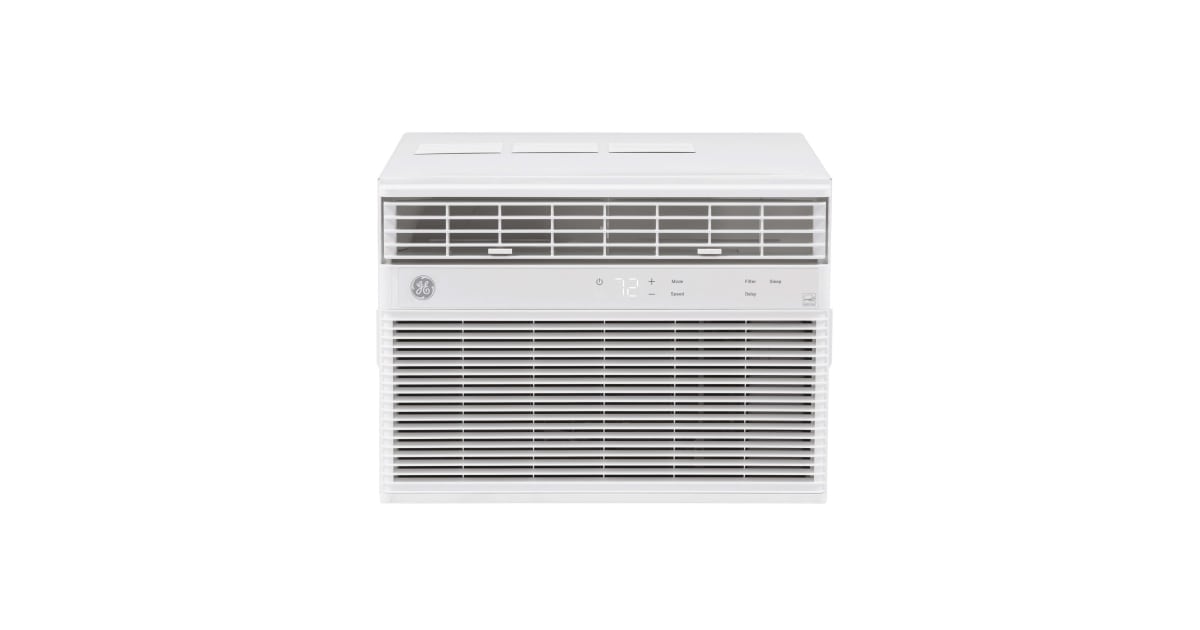 GE AHE08AZ 8000 BTU 115V Window Air Conditioner with Eco Mode and ...