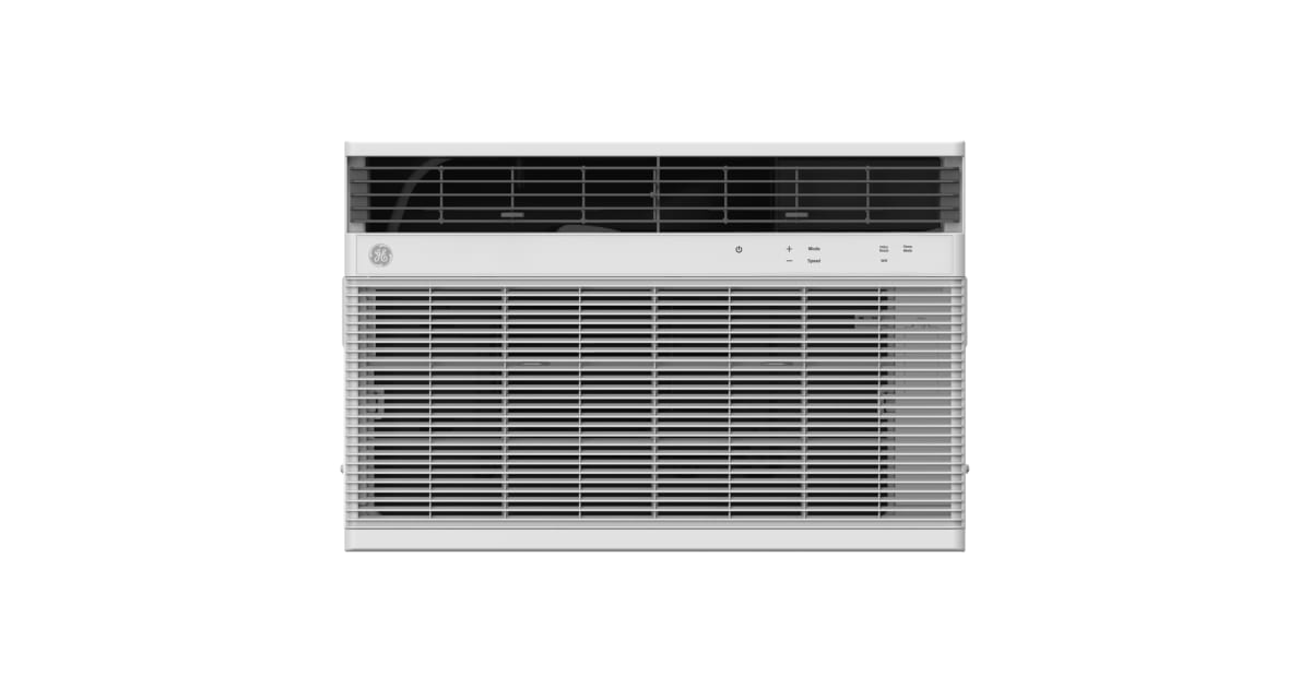 GE AWGH18WWF 18000 BTU 208 or 230V Window Air Conditioner with 9 Fan ...