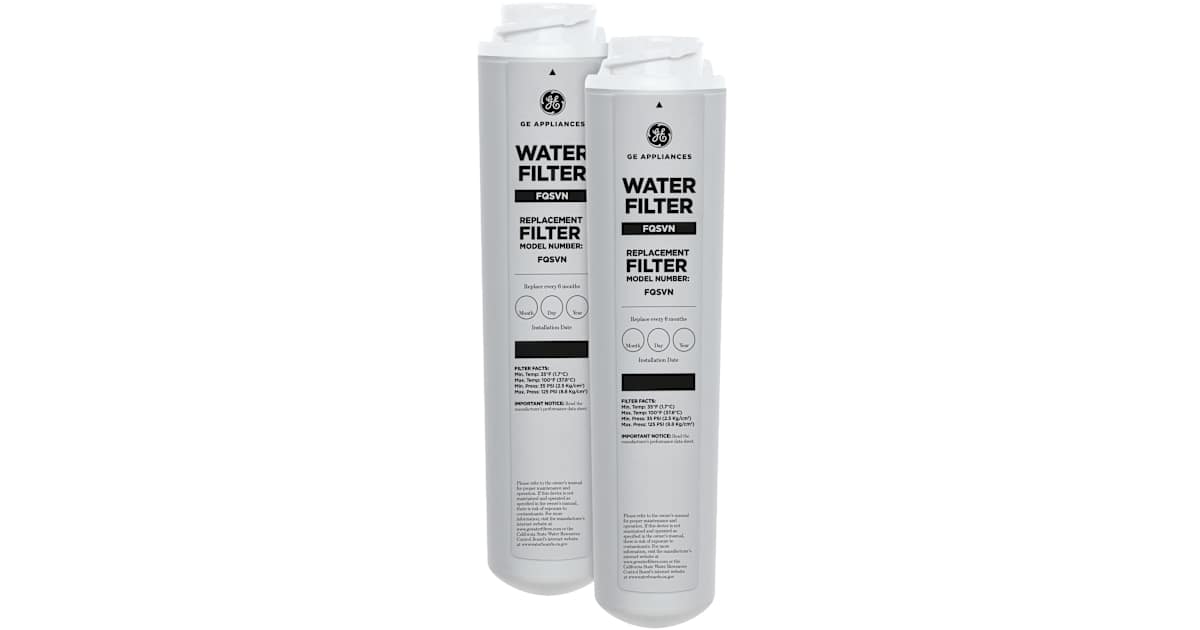 GE FQSVN Dual Stage Drinking Water Replacement Filter Replacement ...
