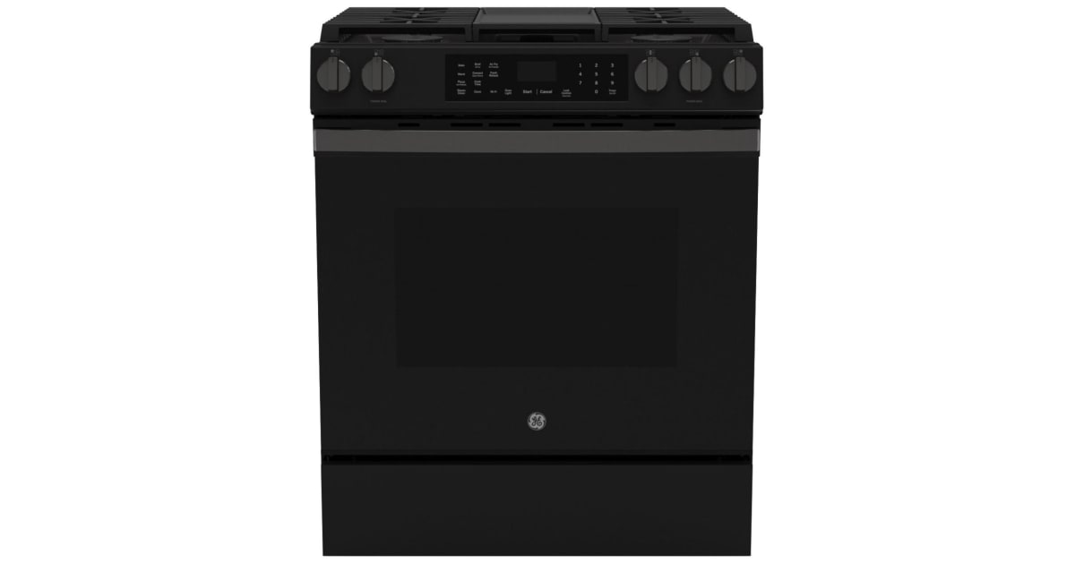 GE GGS600AVDS 30 Inch Wide 5.3 Cu. Ft. Slide In Fingerprint Resistant ...