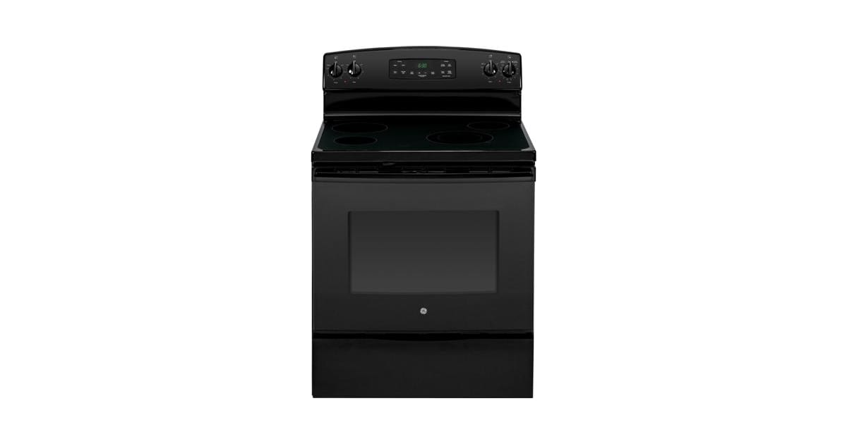 GE JB630DFBB 30 Inch 5.3 Cu. Ft. Electric Range with 6 Inch / 9 Inch ...