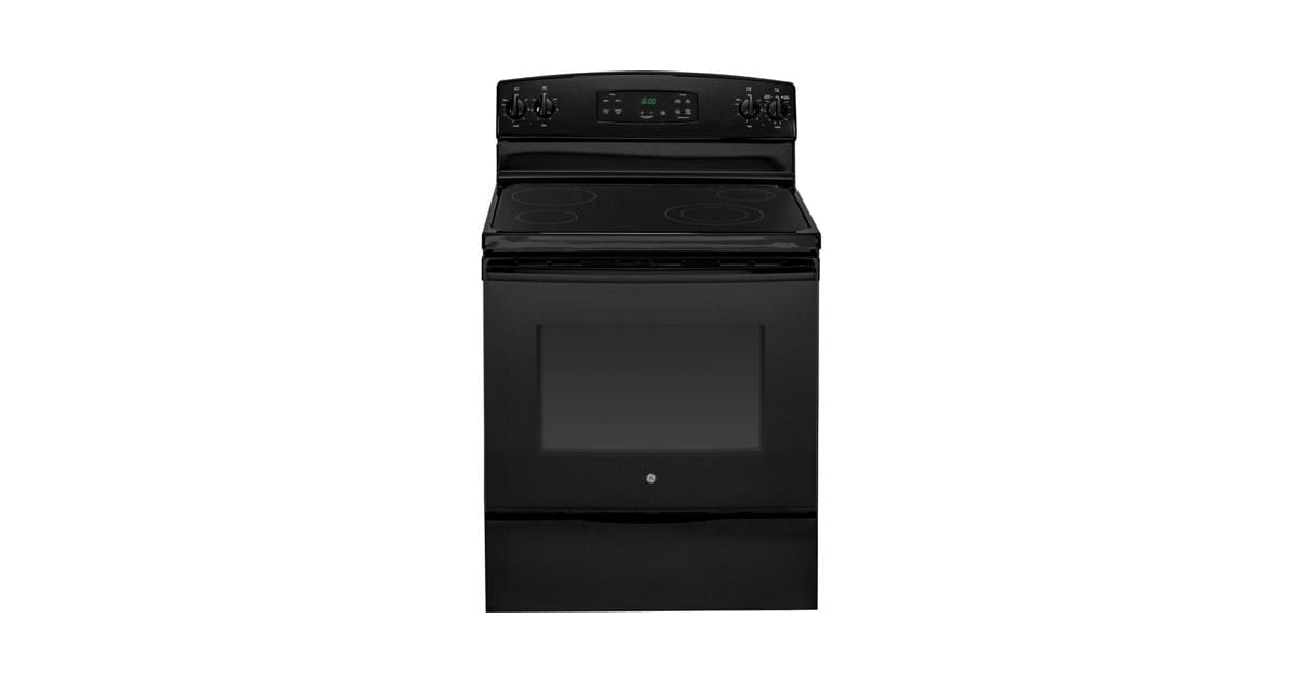 GE JBS60DFBB 30 Inch 5.3 Cu. Ft. Electric Range with Ceramic Glass ...
