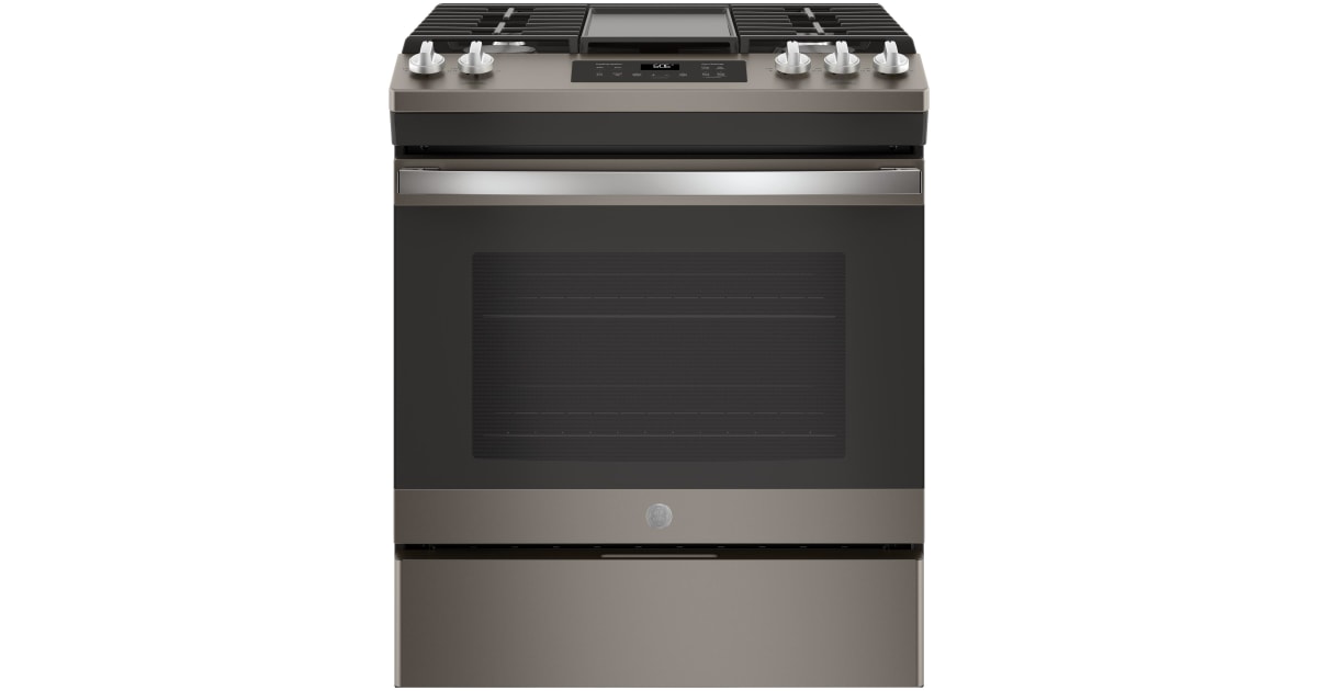 GE JGSS66EELES 30 Inch Wide 5.3 Cu. Ft. Fingerprint Resistant Slide In ...
