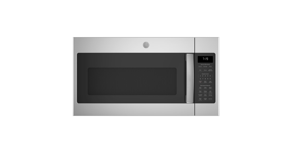 GE JNM7196SKSS 30 Inch Wide 1.9 Cu. Ft. Over the Range Microwave with Four-Speed 400 CFM ...