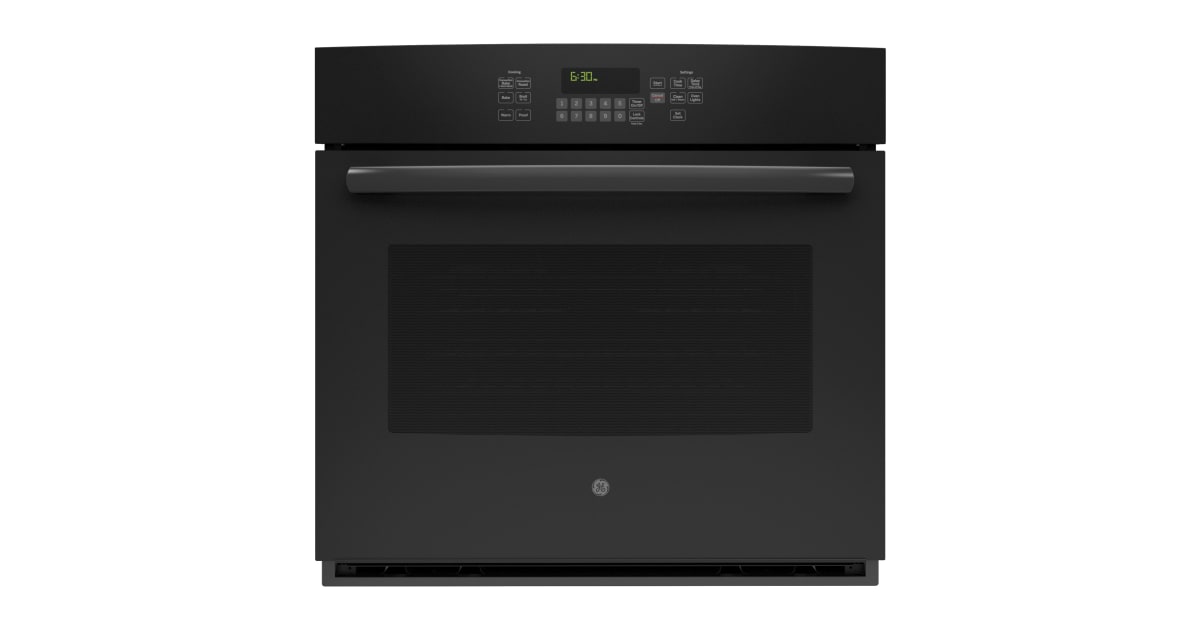 GE JT5000DFBB 30 Inch Wide 5 Cu. Ft. Single Electric Oven with True ...