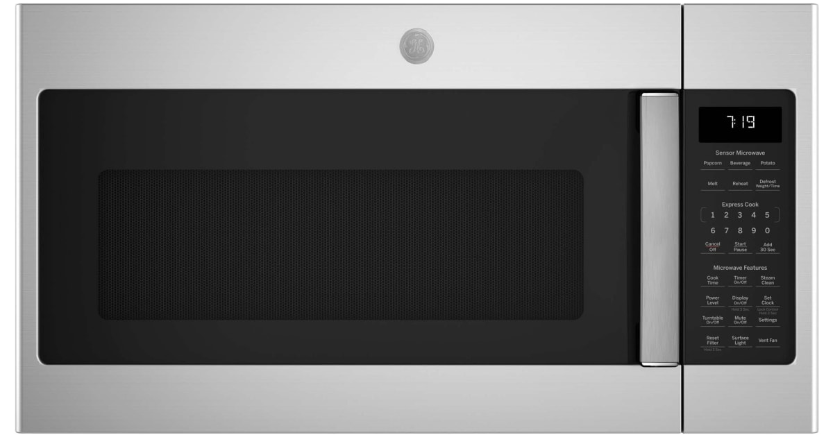 GE JVM7195RWSS 30 Inch Wide 1.9 Cu. Ft. 1,000 Watt Over the Range ...