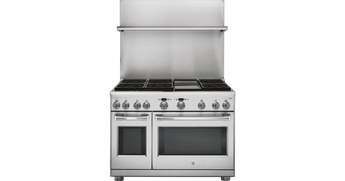 GE UXADJB48PSS 30-36 Inch Adjustable Height Backsplash with Shelf for ...