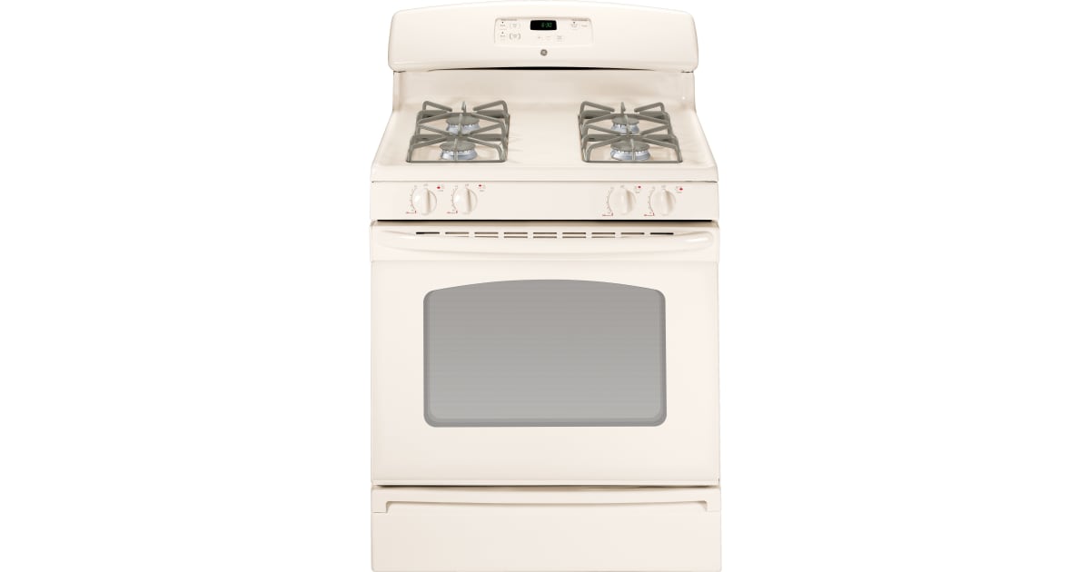 GE JGBS18DETCC 30" Free Standing Gas Range with 4.8 Cu. Ft. Oven ...