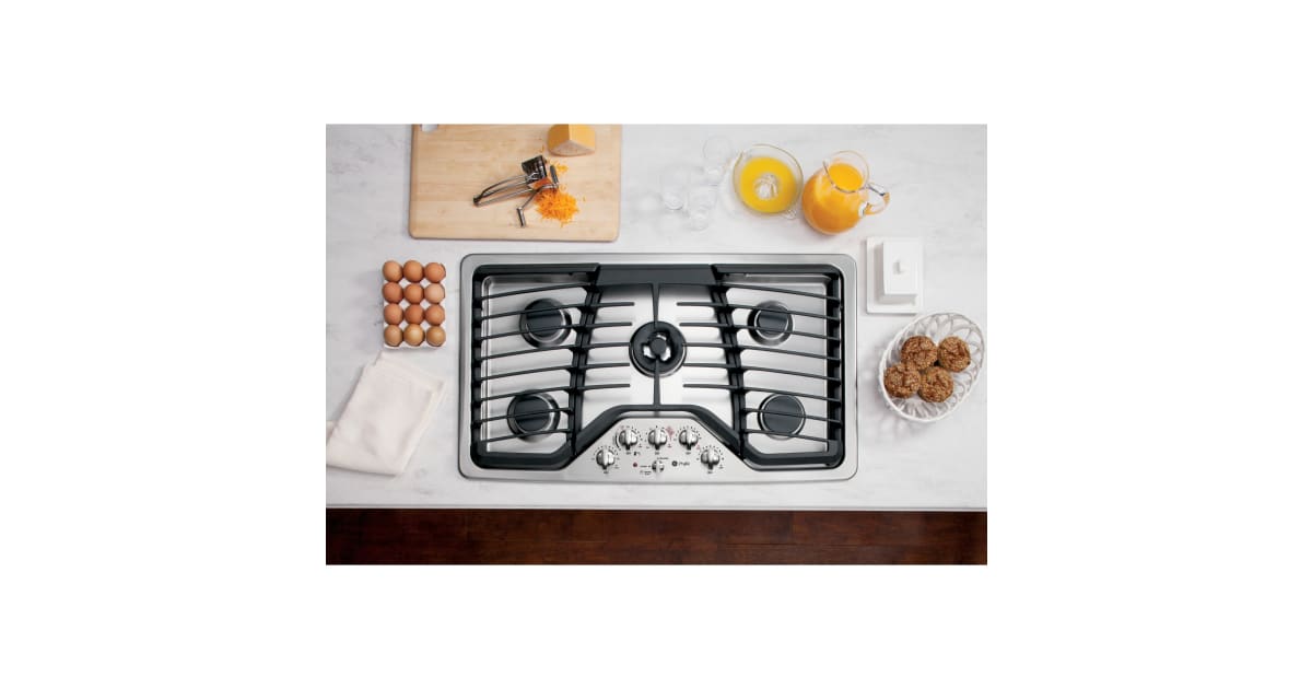 GE PGP986SETSS Profile 36" Built-In Gas Cooktop | Ferguson Home