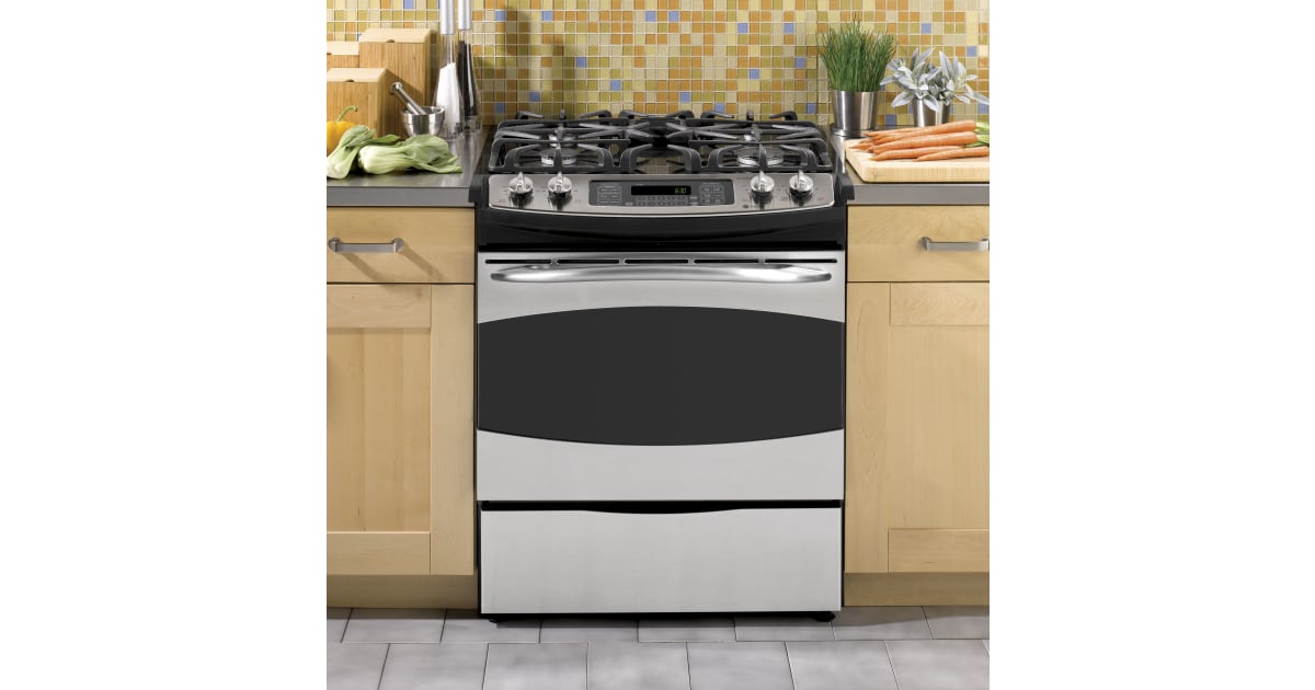 GE PGS968SEPSS Slide-In Gas Range with Convection Oven and Glass Touch ...