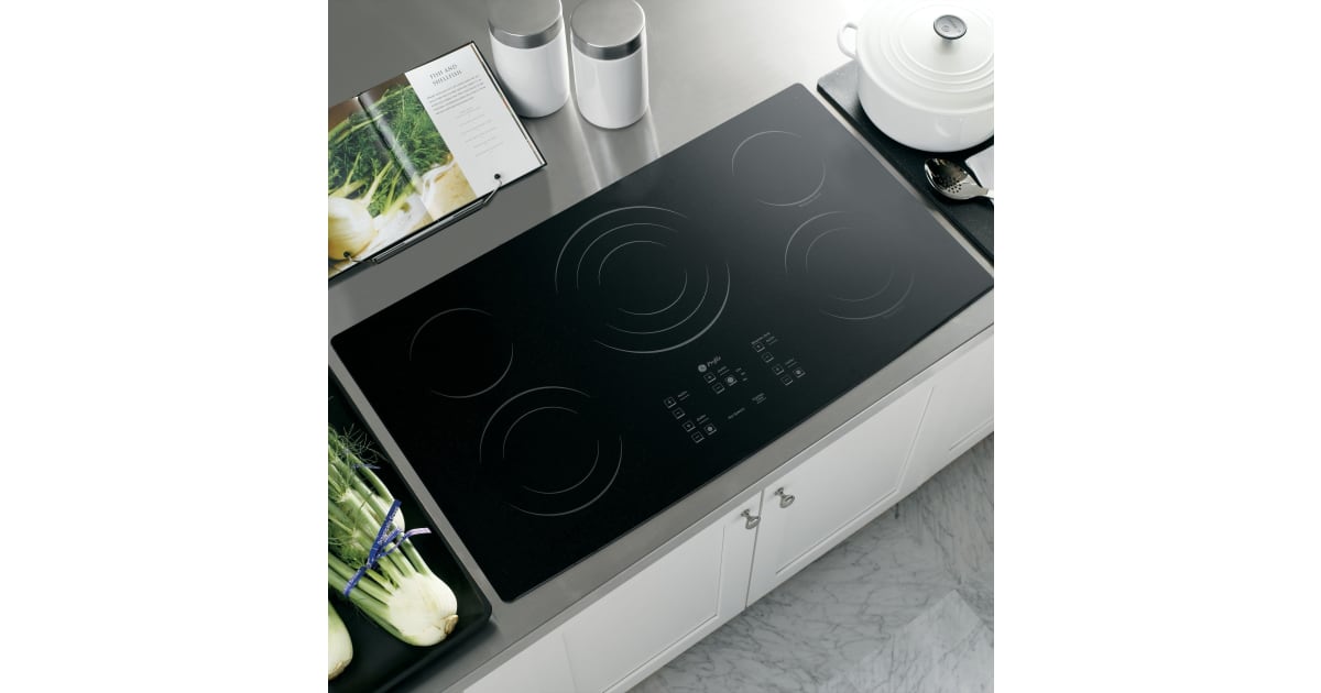 GE PP975BMBB Profile 36" Built-In CleanDesign Cooktop with Electronic ...