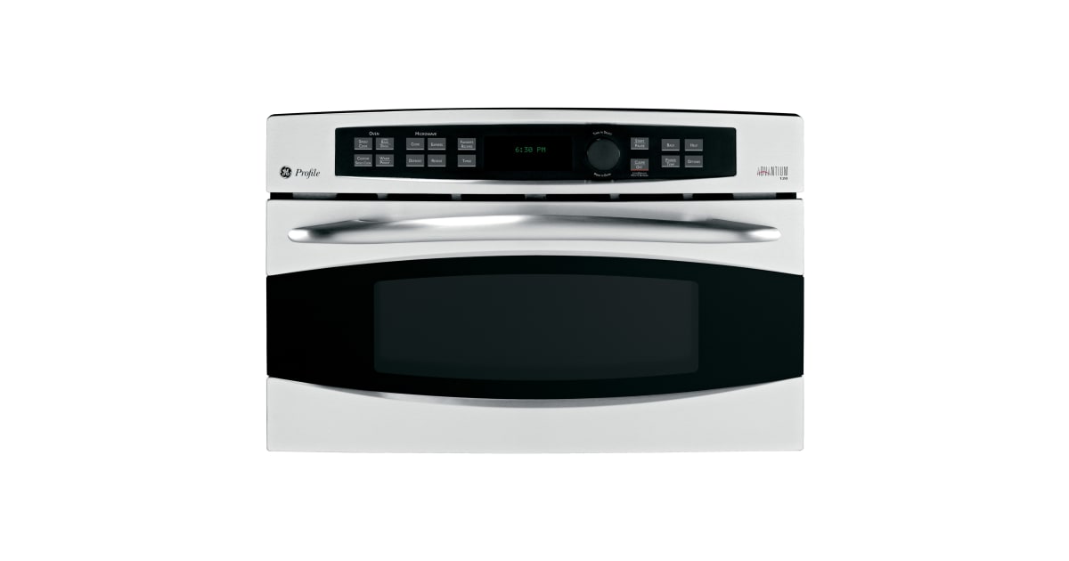 GE PSB1201NSS 1.7 Cubic Foot Profile Advantium 120 Wall Microwave with Speedcook Technology and ...