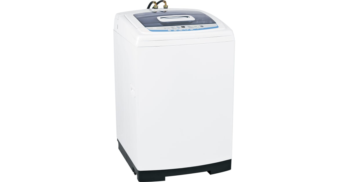 GE WSLP1500JWW 2.7 Cubic Foot Portable Washer with Stainless Steel ...