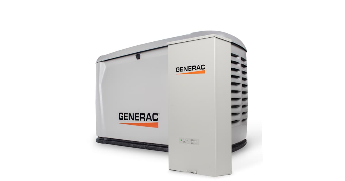 Generac 7328 26kW Single-Phase Air-Cooled Multi-Fuel Standby Generator ...