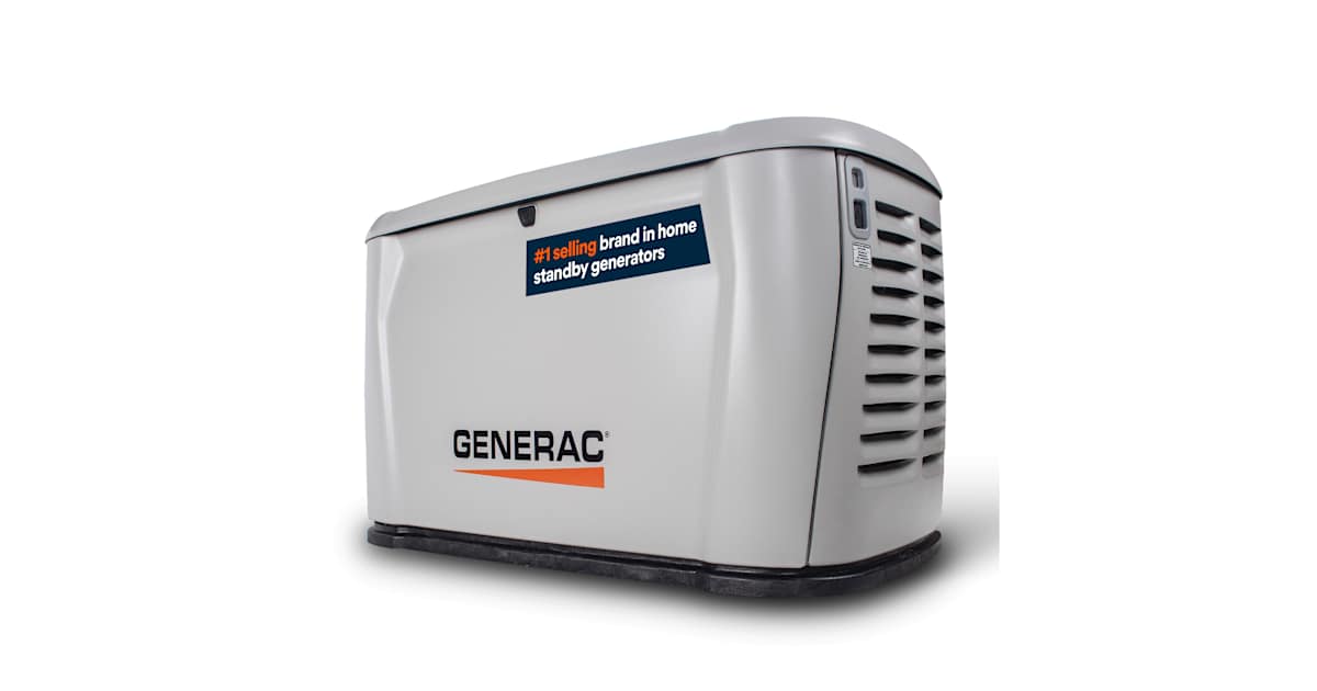 Generac 7261 24kW Single-Phase Air-Cooled Multi-Fuel Standby Generator ...