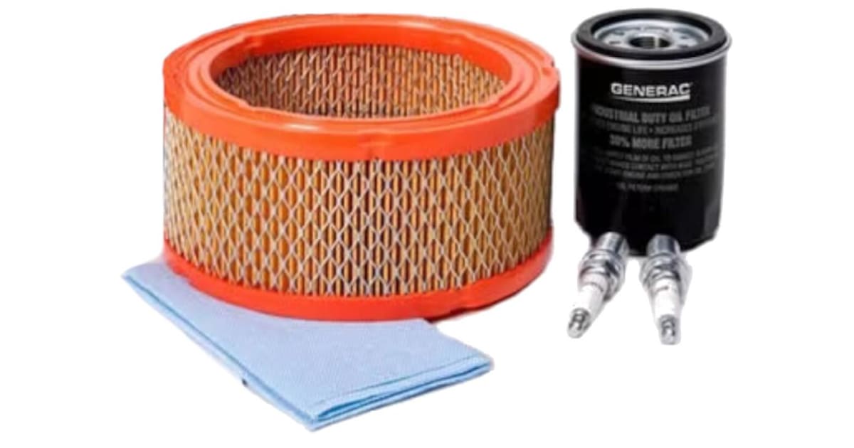 Generac 0J576600SM Guardian Maintenance Kit for 10kW Air Cooled ...