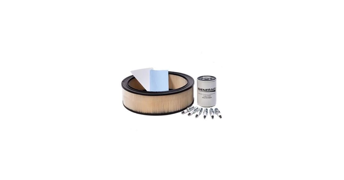 Generac 5655 1.6L Maintenance Kit for Liquid-Cooled Standby Generators ...