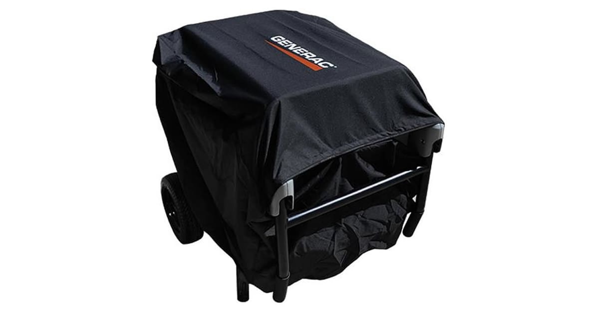Generac 6811 Large Portable Generator Cover for 5 / 8kW Standby ...