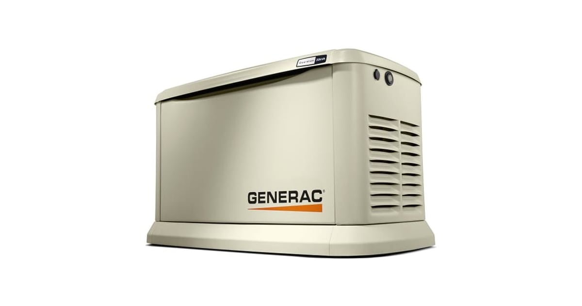 Generac 70771 Guardian Series 20 kW (120 / 208V) Three-Phase Air Cooled ...