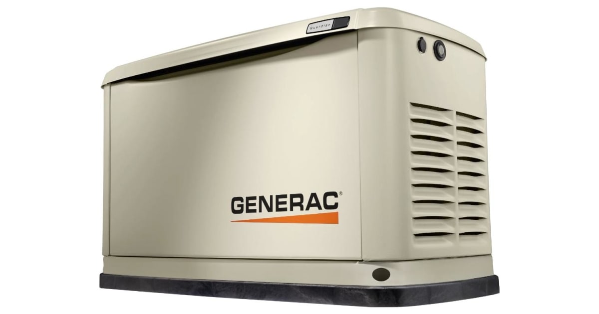 Generac 7209 Guardian Series 24 kW (120 / 240V) Single-Phase Air Cooled ...
