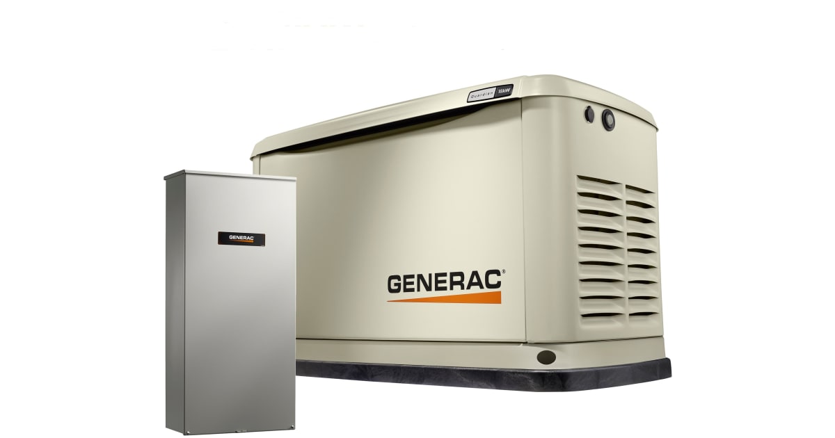 Generac 7228-0 Guardian Series 18 kW (120 / 240V) Single-Phase Air ...
