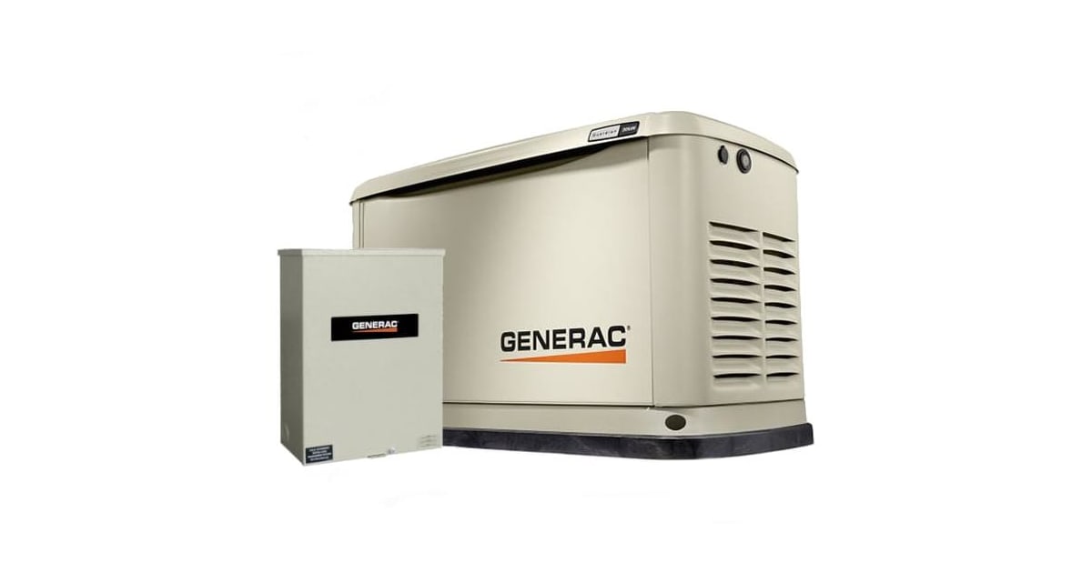 Generac EGD-7171-RXSW100A3 Guardian Series 10 kW (120 / 240V) Single ...