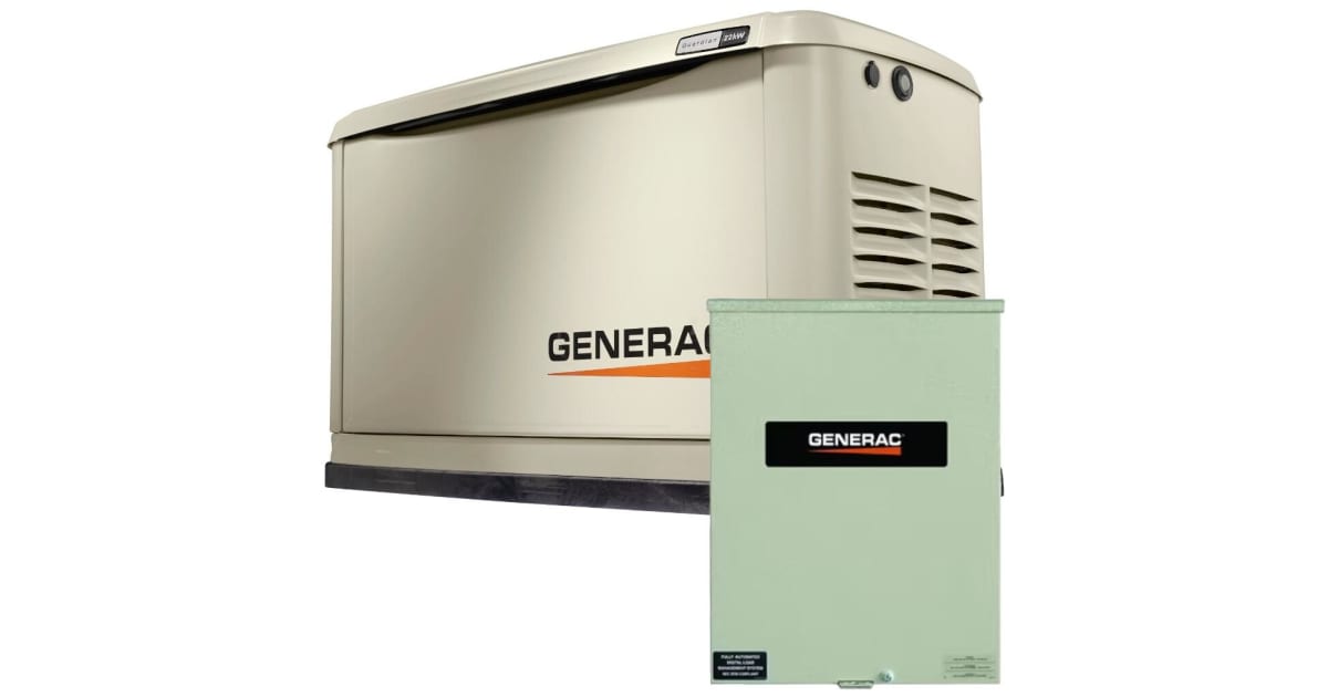 Generac EGD-7209-RTSW400A3 Guardian Series 24 kW (120 / 240V) Single ...