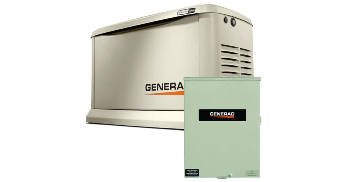 Generac EGD-7290-RTSW400A3 Guardian Series 26 kW (120 / 240V) Single ...