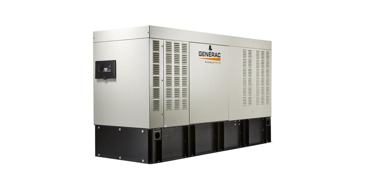 Generac RD04833ADAE Protector Series 48 kW (120 / 240V) Single-Phase ...