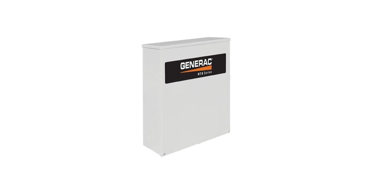Generac RTSN400K3 RTS Series 400-Amp 277 / 480V 3-Phase Standard ...