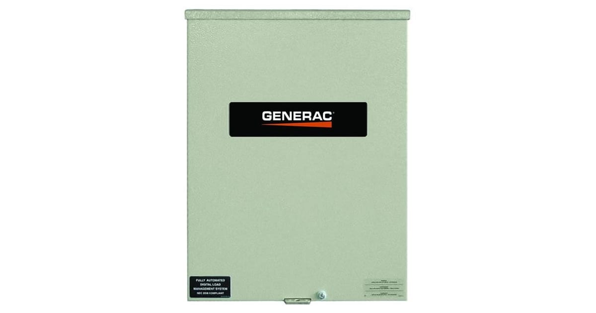 Generac RTSW400A3 400-Amp 120 / 240V Single-Phase Service Disconnect ...