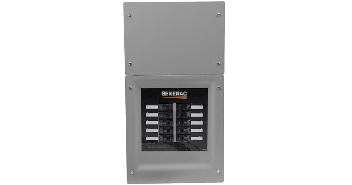 Generac RXG10EZA1W 50-Amp (120 / 240V) Single-Phase Indoor Select ...