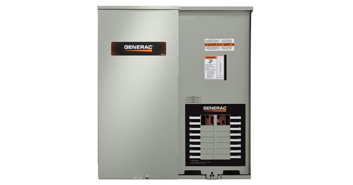 Generac RXG16EZA3 100-Amp 120 / 240V Single-Phase Outdoor Automatic ...