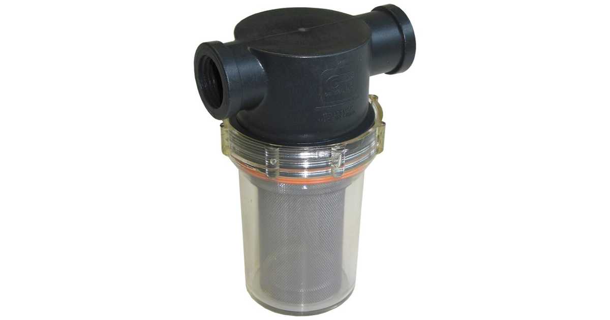 General Pump DF07580 General Pump Clear Bowl Filter w/ Stainless 80 ...