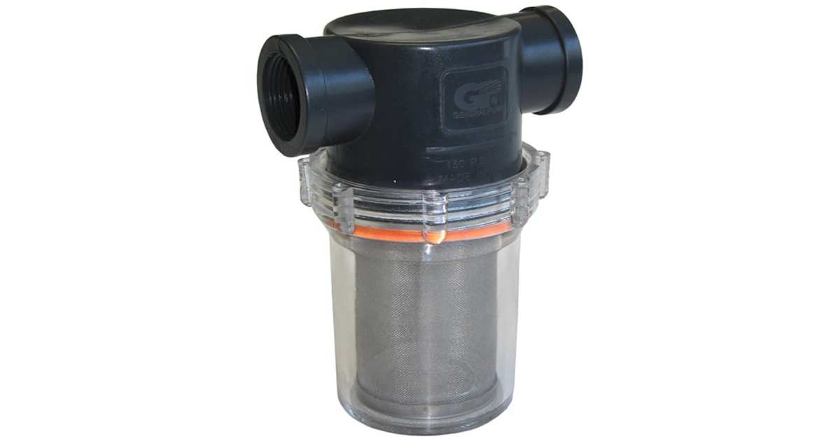 General Pump DF10050 General Pump Clear Bowl Filter w/ Stainless 50 ...