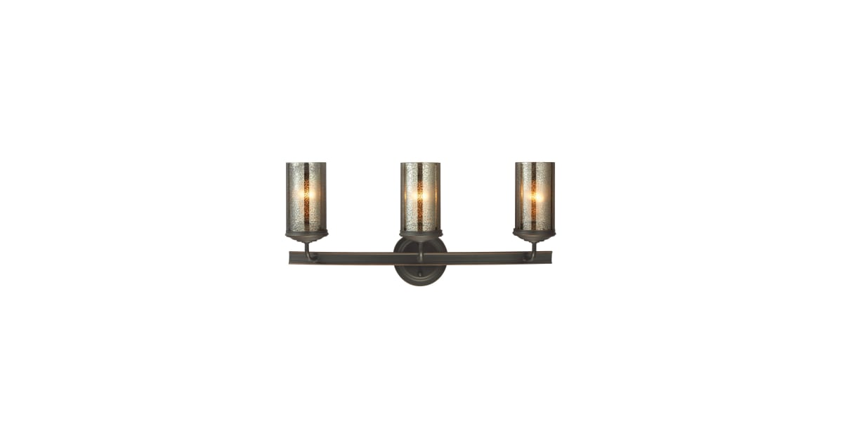 Generation Lighting 4410403EN3-715 Sfera 3 Light 24" Wide LED Bathroom Vanity Light with Mercury ...