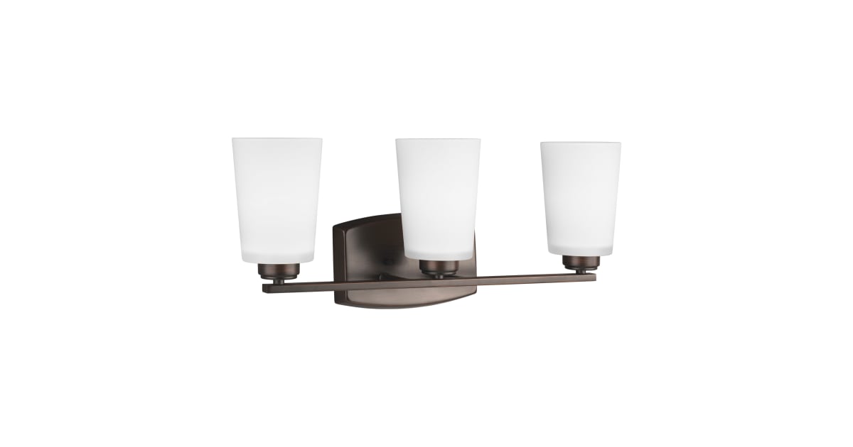 Generation Lighting 4428903-710 Franport 3 Light 21" Wide Bathroom ...