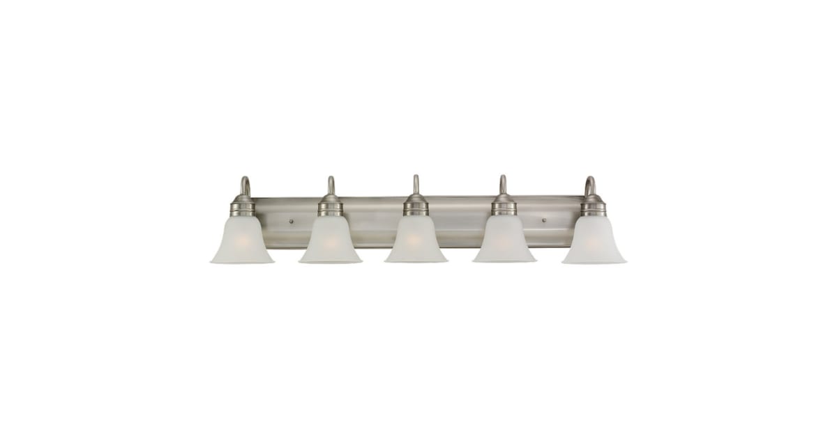 Generation Lighting 44854-965 Gladstone 5 Light 41" Wide Bathroom Vanity Light | Build.com