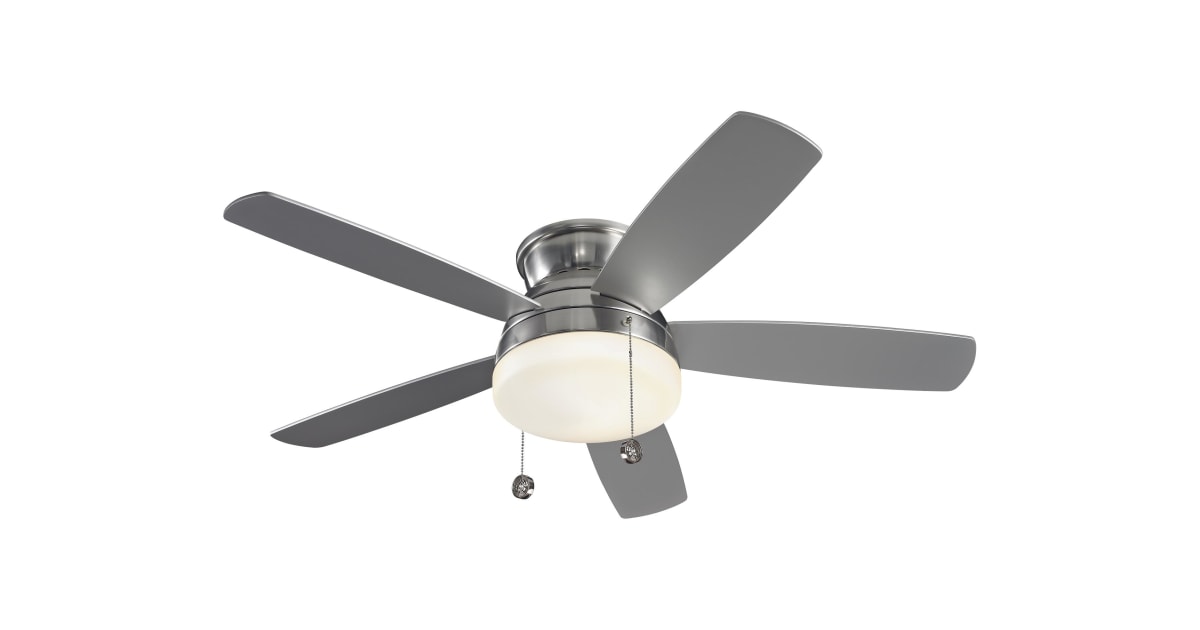 Generation Lighting 5TV52BSD-V1 52" Traverse Semi-Flush Fan | Build.com