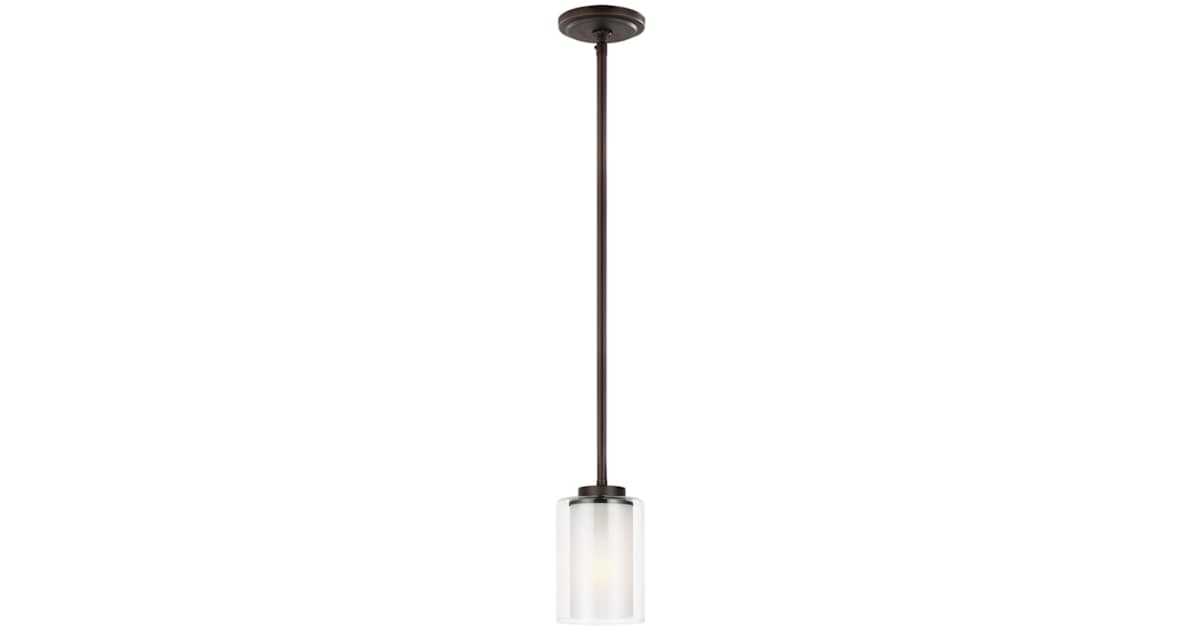 Generation Lighting 6137301EN3-710 Elmwood Park 4" Wide LED Mini Pendant | Ferguson Home