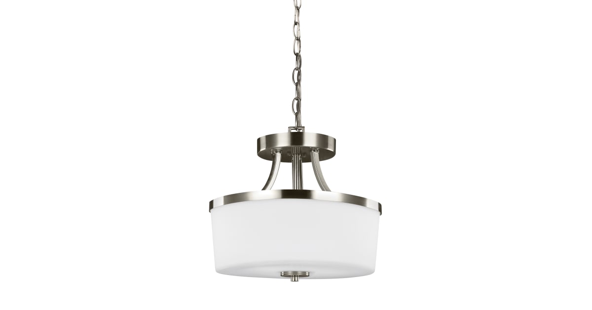 Generation Lighting 7739102-962 Hettinger 2 Light 13" Wide Pendant ...