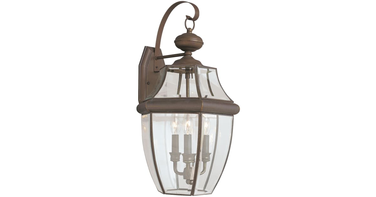 Generation Lighting 8040EN-71 Lancaster 3 Light 23" Tall LED Outdoor ...