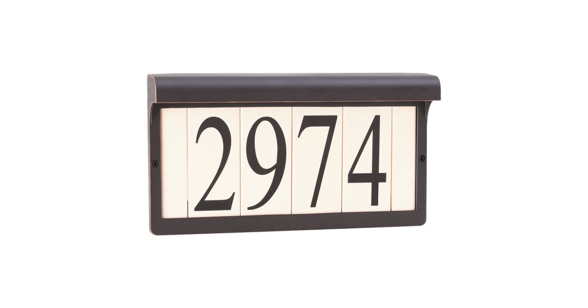 Generation Lighting 9600-71 Address Light Fixture - No Numbers | Build.com